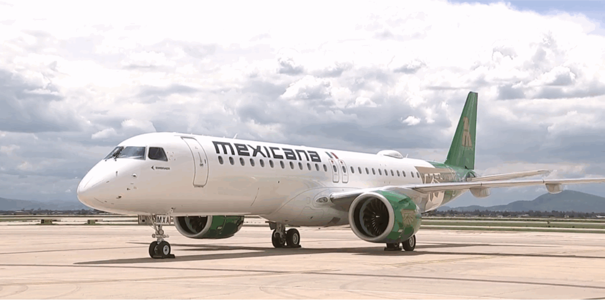Mexicana de Aviación estrena moderno Embraer E195-E2 y pone en marcha ...